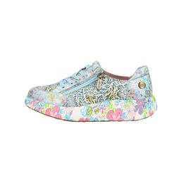 Laura Vita Damen Sneaker "Laura Vita Sneaker Leder/Textil", Gr. 38, bunt, Leder, Textil, Schuhe