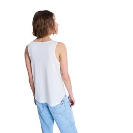 Roxy Damen Tanktop "Surfclassic", wei&szlig;, Gr. S, Obermaterial: 65% Polyester, 35% Viskose., Tops