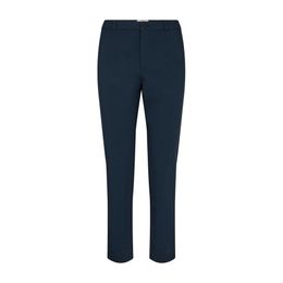 Freequent Damen Stoffhose "FQSOLVEJ-ANKLE-PA", blau, Gr. XL, unifarben, Web, Obermaterial: 76% Viskose, 21% Polyamid, 3% Elasthan, Hosen, Sommerhose