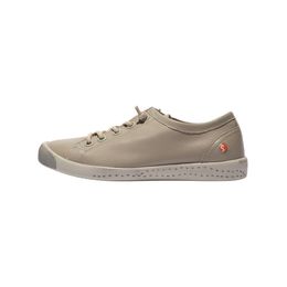 Softinos Damen Sneaker "Softinos Sneaker Leder", Gr. 40beige, grau, Leder, Schuhe