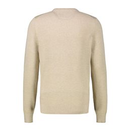 Sweatshirt Lerros "Sweatshirt in sportlicher 2-Tone-Optik", Herren, Gr. 4XL, beige (tender beige melange), 100% Baumwolle, Sweatshirts Sweatshirt