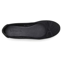 Lascana Damen Ballerina "Slip-On-Sneaker, Freizeitschuh, Slipper, Halbschuh", Gr. 42, schwarz, Obermaterial: 100% Lederimitat. Decksohle: 100%