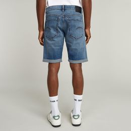 G-Star Raw G-STAR Herren Jeansshorts "Mosa", blau, Gr. 31, Denim/Jeans, Obermaterial: 99% Baumwolle, 1% Elasthan, Jeans, mit Umschlagsaum