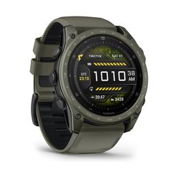 Garmin Smartwatch 8 - 51 mm AMOLED Cerakote&reg; Schwarz/Olivgr&uuml;n Titan 010-04553-11