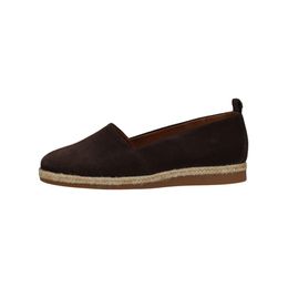 Paul Green Damen Espadrille "Paul Green Halbschuhe Veloursleder", Gr. 41, braun, Veloursleder, Schuhe