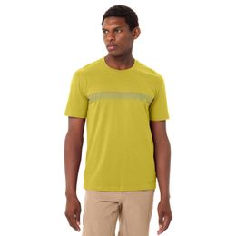 Vaude Herren Funktionsshirt "MEN'S CYCLIST T-SHIRT V", gr&uuml;n, Gr. L, Web, Obermaterial: 70% Baumwolle, 30% Lyocell, Shirts, sportliche Passform, kurze