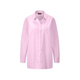 GOLDNER Damen Hemdbluse "Baumwollbluse mit Hemdkragen", rosa, Gr. 40, Obermaterial: 100% Baumwolle CO., Blusen, Mit Seitenschlitzen