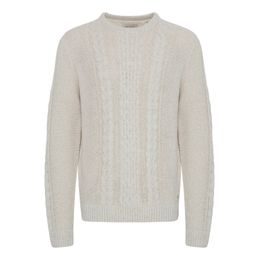 Blend Herren Strickfleece-Pullover "Strickpullover BHPullover", beige, Gr. XXL, Obermaterial: 80% Polyacryl PAN. 20% Baumwolle CO., Pullover