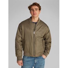 Herren Blouson "LS JEANS HERO BOMBER", gr&uuml;n, Gr. XL, Calvin Klein Jeans, unifarben, Web, Obermaterial: 100% Polyamid, Jacken, mit Strickb&uuml;ndchen