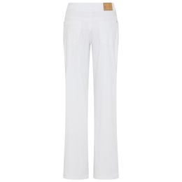 MAC Damen Bequeme Jeans "Gracia", wei&szlig;, Gr. 42, unifarben, Denim/Jeans, Obermaterial: 91% Baumwolle, 7% Elastomultiester, 2% Elasthan, Jeans