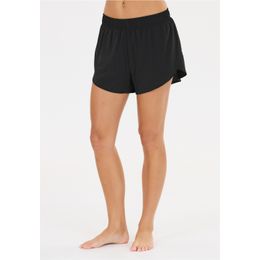 ENDURANCE ATHLECIA ATHLECIA Damen Shorts "Lundvik"schwarz, Gr. 46, unifarben, 90% Polyester, 10% Elasthan, Hosen, mit atmungsaktiver Funktion