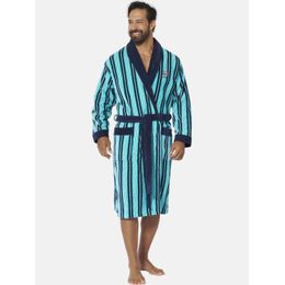Jan Vanderstorm Herren Hausanzug "Bademantel BEKAN", Gr. 4XL, blau, Obermaterial: 100% Baumwolle CO., Homewear-Sets