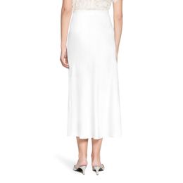Vera Mont Damen Maxirock "Damen wadenlang", wei&szlig;, Gr. 42, Satin, Obermaterial: 100% Polyester, R&ouml;cke, Material