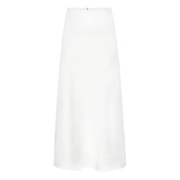 Vera Mont Damen Maxirock "Damen wadenlang", wei&szlig;, Gr. 40, Satin, Obermaterial: 100% Polyester, R&ouml;cke, Material
