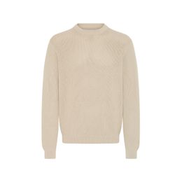 Casual Friday Herren Strickfleece-Pullover "Strickpullover CFIsaksson", beige, Gr. S, Obermaterial: 100% Baumwolle CO., Pullover