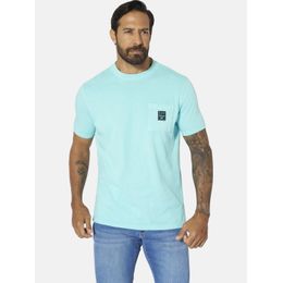 Jan Vanderstorm Herren Rundhalsshirt "T-Shirt ULFRIK", blau, Gr. XL, Obermaterial: 100% Baumwolle CO., Shirts