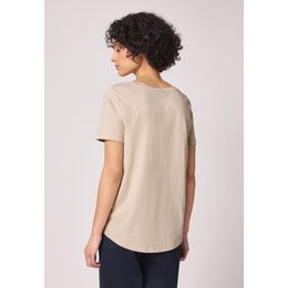 Street One Damen T-Shirtclay sand, Gr. 34, unifarben, Web, 50% Baumwolle, 50% Modal, Shirts, in Unifarbe