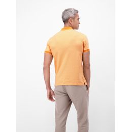 Lerros Herren Poloshirt "Poloshirt in 2-Tone-Optik", orange, Gr. L, 100% Baumwolle, Shirts