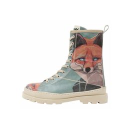 DOGO Damen Stiefelette "Gisele Schn&uuml;rstiefel Boots You Decide Damen Stiefeletten, Gisele", Gr. 39, bunt, Lederimitat, Schuhe, Handgefertigt