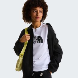 The North Face Damen T-Shirt "W EVOLUTION HALF DOME SLIM SHORT SLEEVE TEE"tnf wei&szlig;, Gr. S, Obermaterial: 100% Baumwolle, Shirts, schmaler Schnitt,