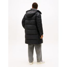 Tommy Jeans Herren Steppmantel "VAIL MAXI PARKA"schwarz, Gr. L, unifarben, Web, Obermaterial: 100% Polyamid, M&auml;ntel, Regular fit mit abnehmbarer