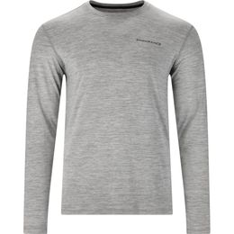 Endurance Abdon Melange L/S Tee Bekleidung Herren grau