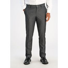 LINDBERGH Herren Anzughose "Anzughose Modern Fit", grau, Gr. 60, meliert, Obermaterial: 62% Polyester, 32% Viskose, 6% Elasthan. Futter: 98%