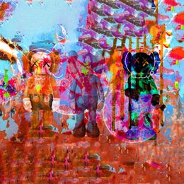 queence Acrylglasbild Graffiti