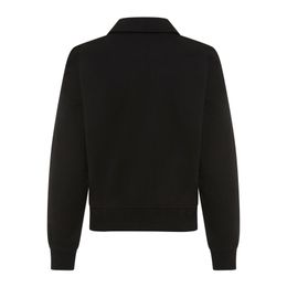 Damen Sweatshirtschwarz, Gr. L, Calvin Klein Jeans, unifarben, Sweatware, Obermaterial: 86% Baumwolle, 14% Polyester, Sweatshirts, Regular fit mit