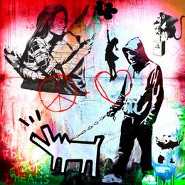 queence Acrylglasbild Graffiti