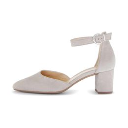 Gabor Damen Spangenpumps "Spangenpumps", Gr. 38, beige, Schuhe