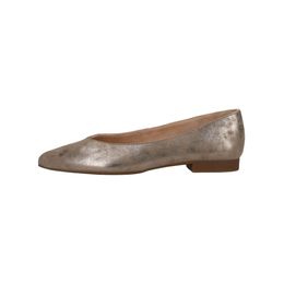 Paul Green Damen Ballerina "Paul Green Ballerinas Leder", Gr. 38,5champagne, Leder, Schuhe