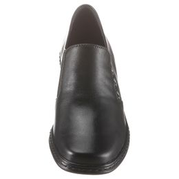 Gabor Damen Slipper, Gr. 40, schwarz, Glattleder, Schuhe, Trotteur, Pumps mit dezenter Applikation