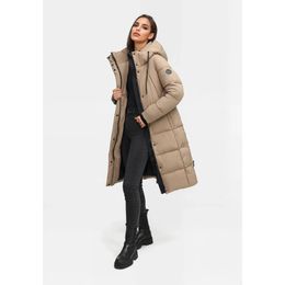 Marikoo Damen Winterjacke "Tabiaa"taupe grau, Gr. XL, Obermaterial: 100% Polyester; Futter: 100% Polyester; Wattierung: 100% Polyester; &Auml;rmelfutter:
