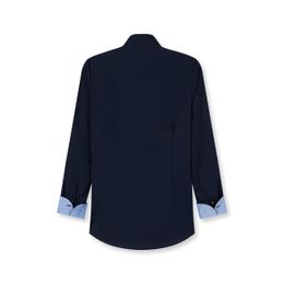 OLYMP Herren Businesshemd "OLYMP Level Five, Body Fit, Royal Kent"kobalt, Gr. 43, 97% Baumwolle, 3% Elastolefin, Hemden