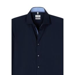 OLYMP Herren Businesshemd "OLYMP Level Five, Body Fit, Royal Kent"kobalt, Gr. 38, 97% Baumwolle, 3% Elastolefin, Hemden