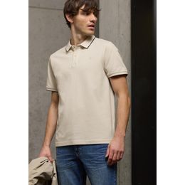 Street One MEN Herren Poloshirtsandwei&szlig;, Gr. L, unifarben, Web, 100% Baumwolle, Shirts, aus reiner Baumwolle