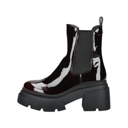 Steve Madden Damen High-Heel-Stiefelette "Steve Madden Stiefelette PU", Gr. 42dunkelrot lack, Synthetik, Schuhe
