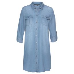 V&eacute;ro Moda VERO MODA Damen Jeanskleid "VMSILLA", blau, Gr. L, Web, Obermaterial: 100% Lyocell (TENCEL ), Kleider