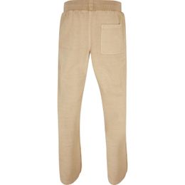 Urban Classics Herren Sweathose "Urban Classics Herren Heavy Terry Garment Dye Slit Sweatpants", beige, Gr. 4XL, unifarben, 100% Baumwolle, Hosen
