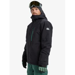 Quiksilver Herren Skijacke "TITANO JK"true schwarz, Gr. XL, Obermaterial: 100% Polyester, Jacken, mit Rei&szlig;verschluss, aus Polyester, gerader