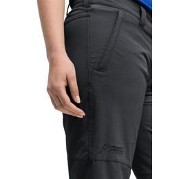 Maier Sports Damen Funktionsshorts "Lawa"schwarz, Gr. 56, 90% Polyamid, 10% Elasthan, Hosen, Damen Shorts, kurze Wanderhose, Outdoorhose mit 2