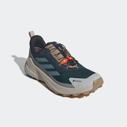 adidas terrex Herren Wanderschuh "TERREX TRAILMAKER 2 GORE-TEX SPEED LACE", Gr. 44,5, grau, Synthetik, Textil, Schuhe, wasserdicht