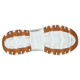 Skechers Damen Sneaker "D'LITES-GOOD NEUTRAL", Gr. 41, wei&szlig;, Leder, Schuhe, Chunky Sneaker, Plateausneaker mit Memory Foam