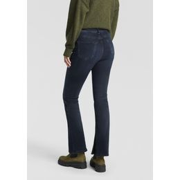 BOSS Orange Damen Bootcut-Jeans "Rosa High Rise Bootcut Premium Damenmode"dunkelblau 401, Gr. 32, unifarben, Denim/Jeans, Obermaterial: 91%