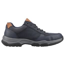 Rieker Herren Sneaker, Gr. 42, bunt, Lederimitat, Schuhe, Freizeitschuh, Outdoorschuh, Schn&uuml;rschuh mit gepolstertem Schaftrand
