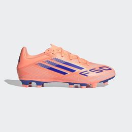 Herren Fu&szlig;ballschuh "F50 CLUB KUNSTRASEN NEUERER GENERATION, HART- UND ASCHENPL&Auml;TZE", adidas Performance, Gr. 44,5beam orange, lucid blau, cloud