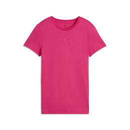 Puma Damen T-Shirt "Essentials T-Shirt Damen"pink, Gr. XL, clean, Obermaterial: 100% Baumwolle; Kragen: 70% Baumwolle, 30% Polyester, Shirts