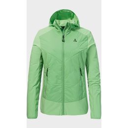 Sch&ouml;ffel SCH&Ouml;FFEL Damen Funktionsjacke "Hybrid Jk Style Blaueis WMS"6175, gr&uuml;n, Gr. 42, Oberstoff: 86% Nylon, 14% Elasthan. Oberstoff Vorderteil: 100% Nylon.
