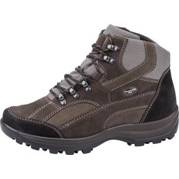 Waldl&auml;ufer WALDL&Auml;UFER Damen Schn&uuml;rboots "HOLLY", Gr. 8,5, braun, Nubukleder, Textil, kontrastfarbene Details, Schuhe, Wanderschuh, Trekkingschuh, Outdoorsandale